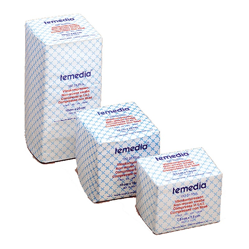 Compresse en toison Temedia®, 7.5 x 7.5 cm