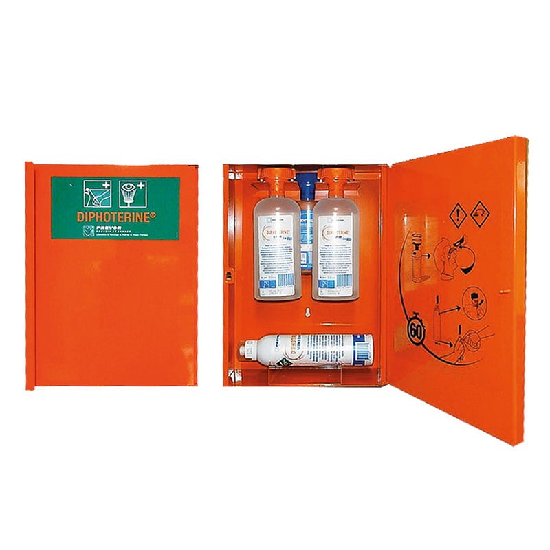 Station murale salle blanche Diphotérine®, rempli