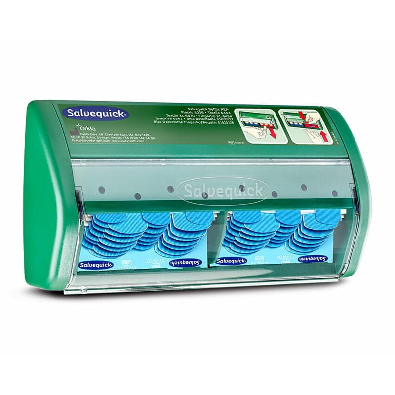 Pflasterspender Salvequick®, gefüllt, detektierbar