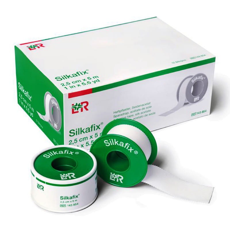 Heftpflaster Silkafix®, 5 m x 1.25 cm