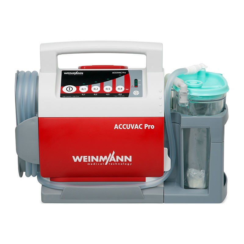 Aspirateur de mucosités électrique ACCUVAC Pro, à usage unique avec sac
